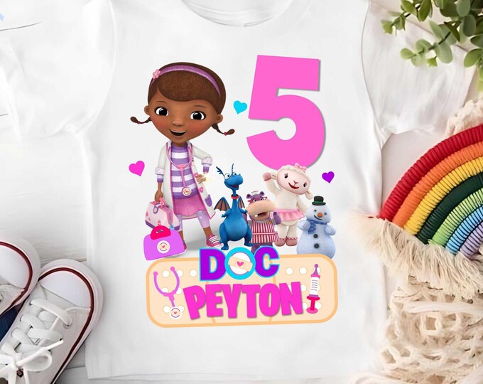 Doc Mcstuffins Birthday Shirt - Etsy