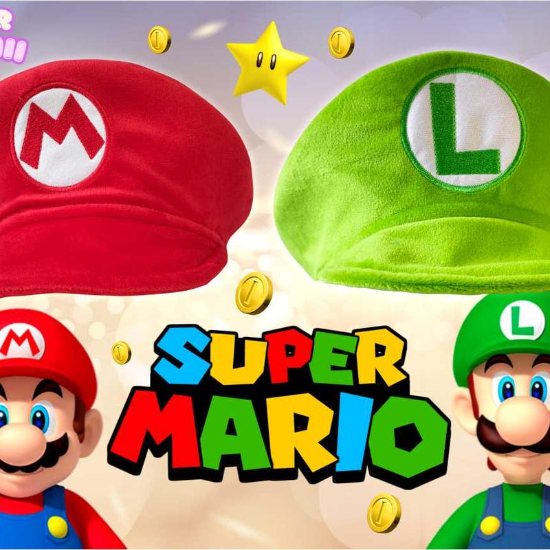 Mario Hat - Etsy