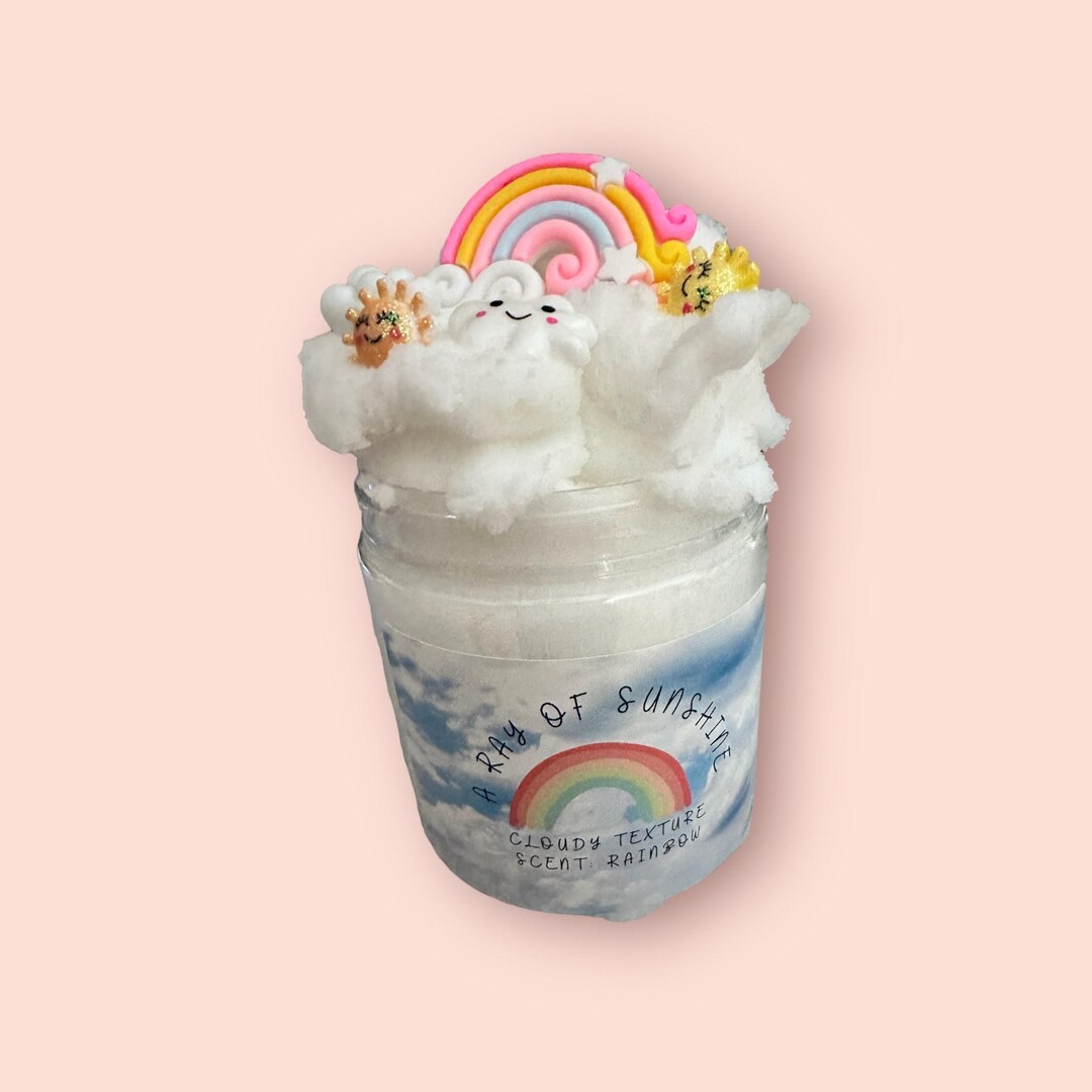 Ray of Sunshine Cloud Slime, Squishy Slime Stretchy Slime Scented Slime ...