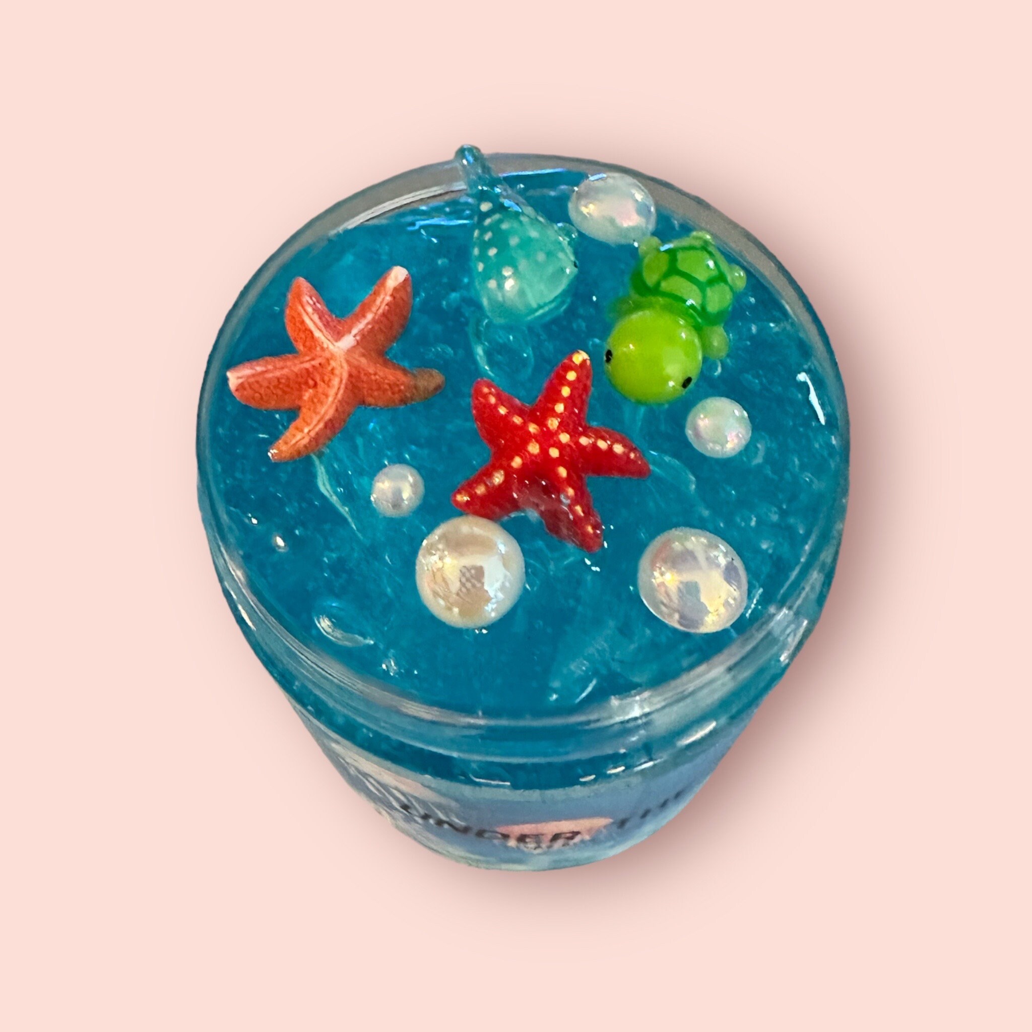 Under the Sea Clear Blue Slime Ocean Blue Sea Life Jelly Scented Slime ...