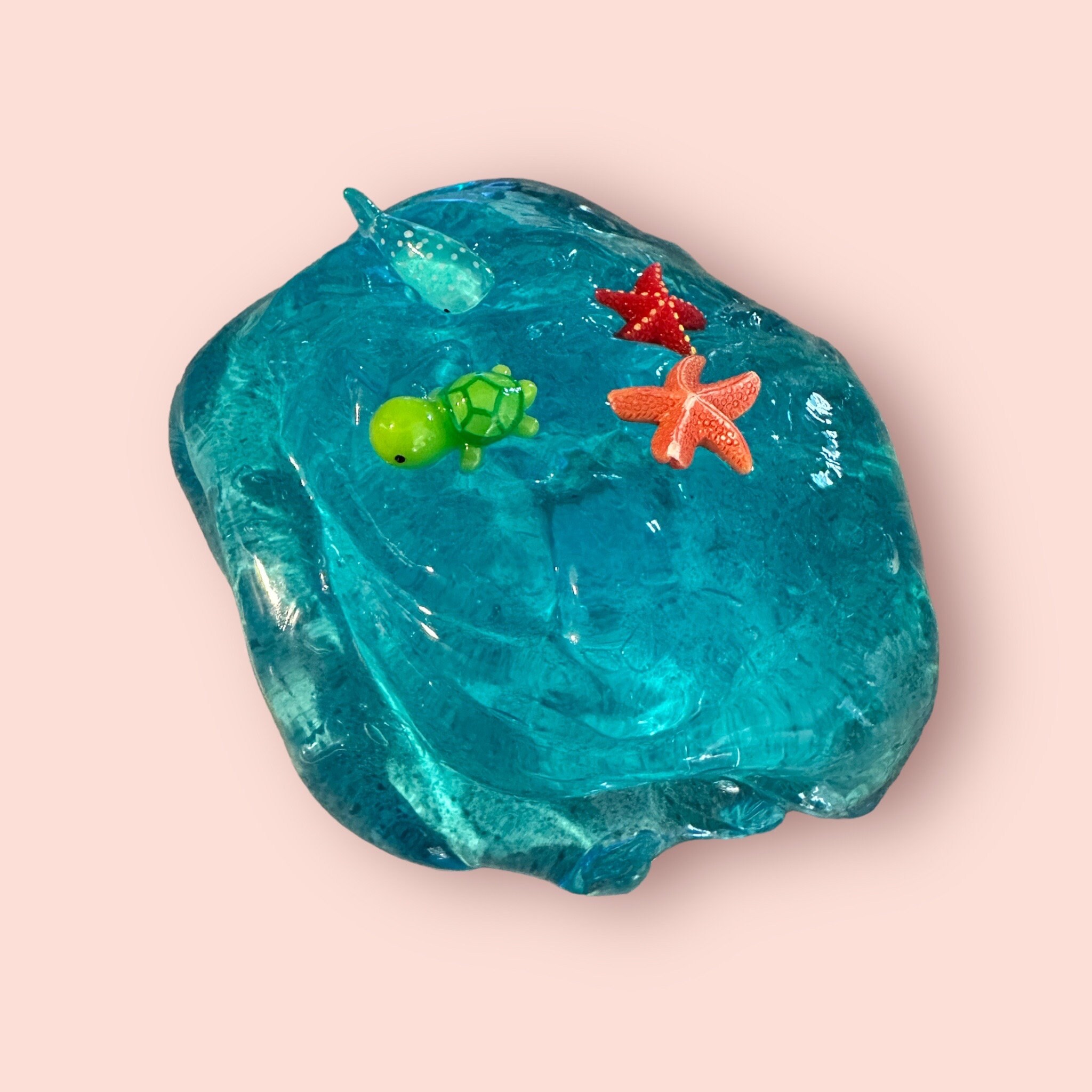 Under the Sea Clear Blue Slime Ocean Blue Sea Life Jelly Scented Slime ...