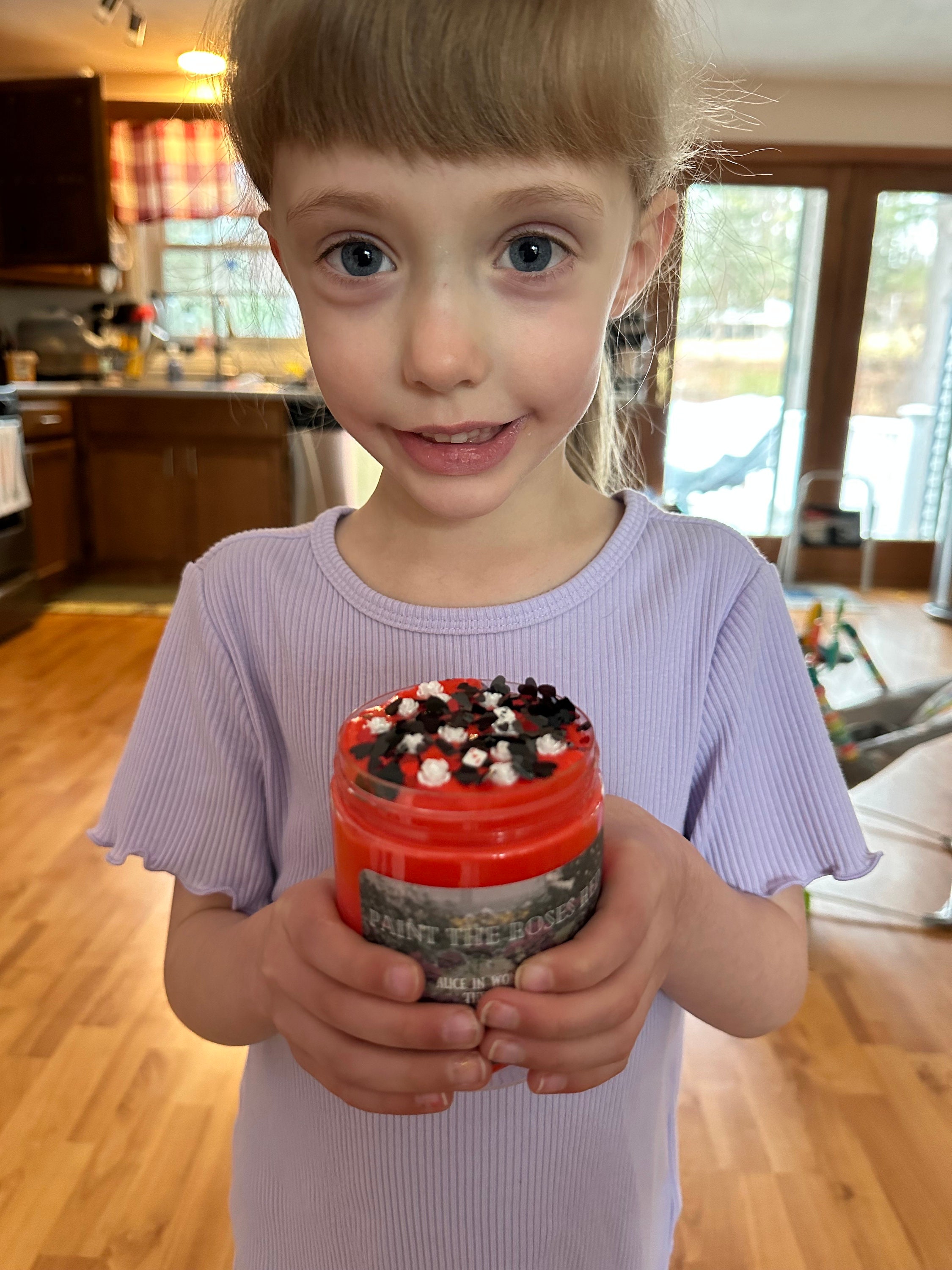 Alice in Wonderland Slime Paint the Roses Red Thick and Glossy Slime ...