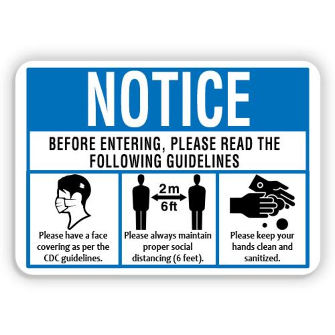 PLEASE READ GUIDELINES Before Entering, Aluminum Sign, Metal Sign ...