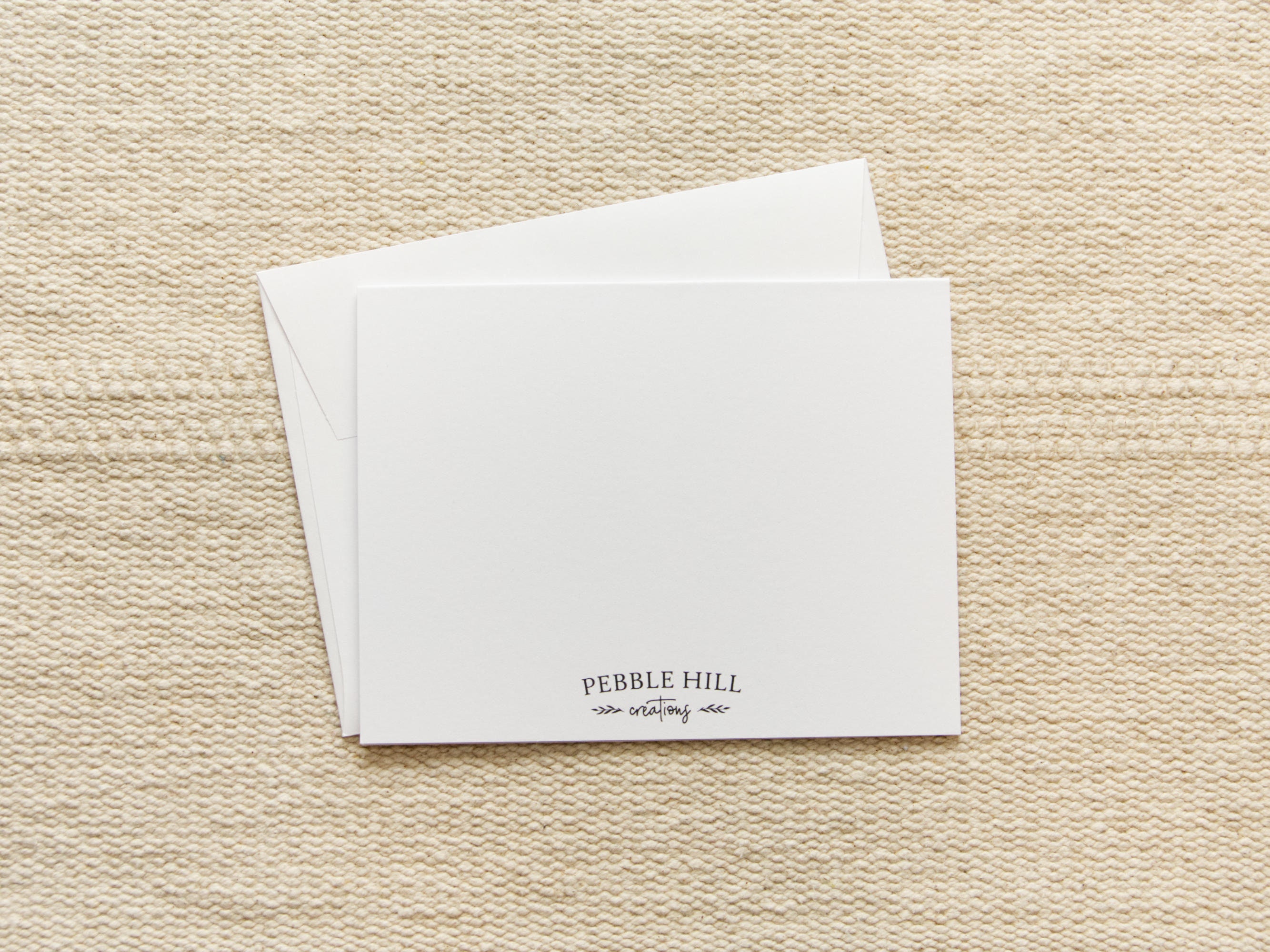 Minimalist Typewriter Note Card | Just a Note, Simple Greeting Card ...
