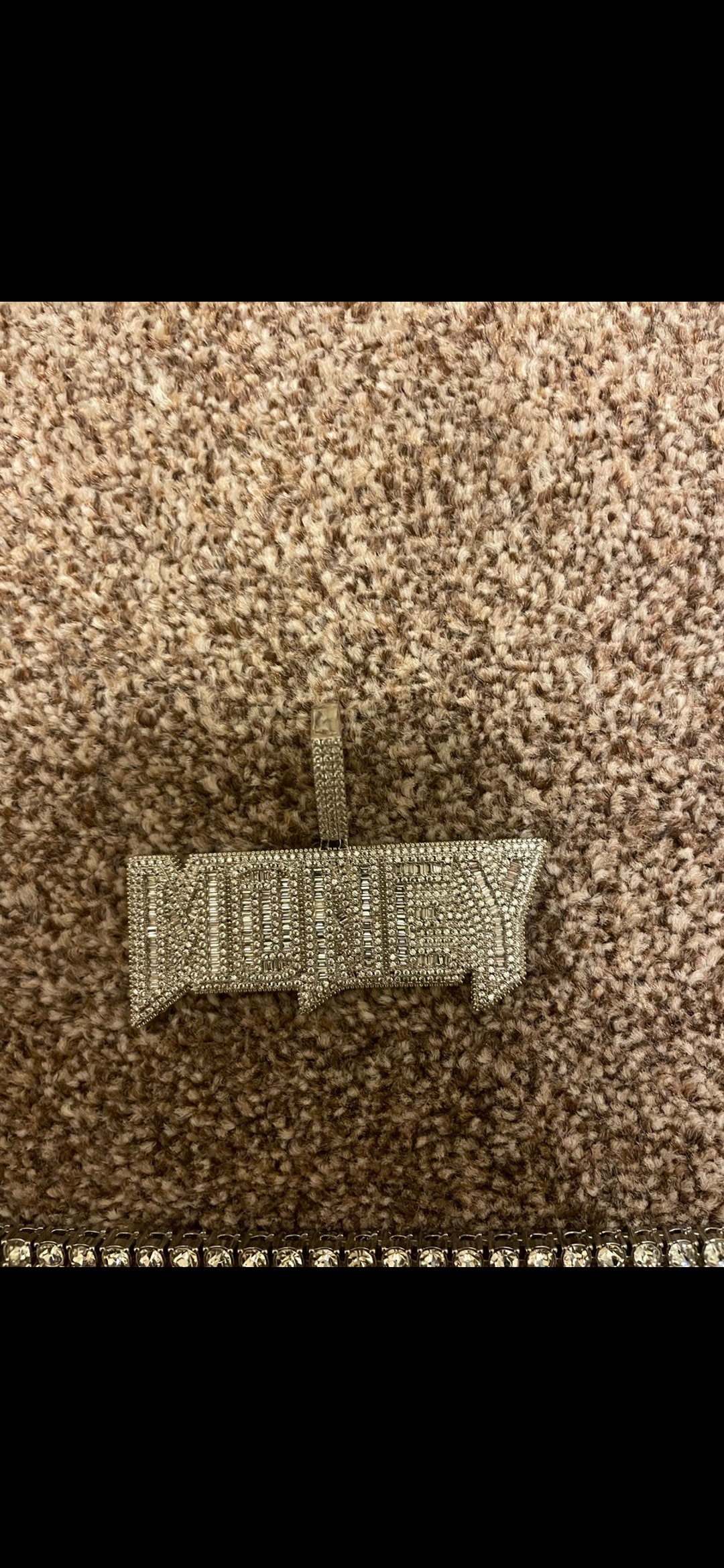 Iced Out Cz Money Pendant - Etsy