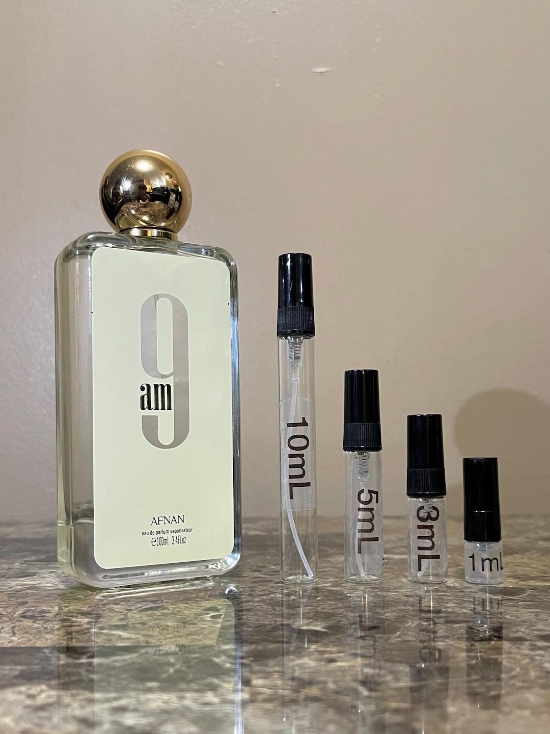 Afnan 9AM Eau De Parfum Female Fragrance 1ml | 3ml | 5ml | 10ml Travel ...