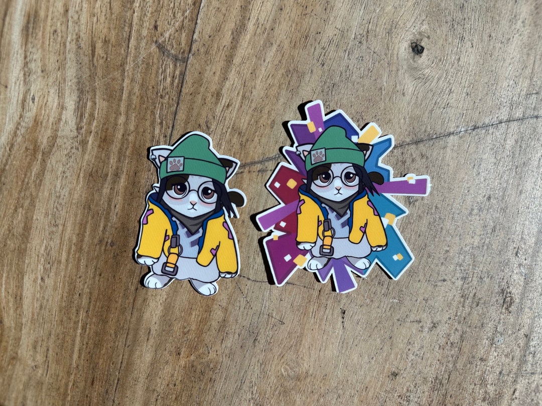 VALORANT Killjoy Cat Waterproof Holographic Vinyl Sticker - Etsy