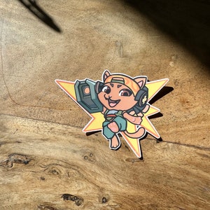 VALORANT Raze Cat Spray Waterproof Holographic Vinyl Sticker - Etsy
