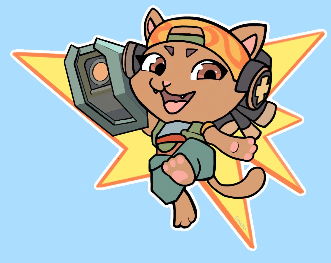 VALORANT Raze Cat Spray Vinyl Sticker - Etsy