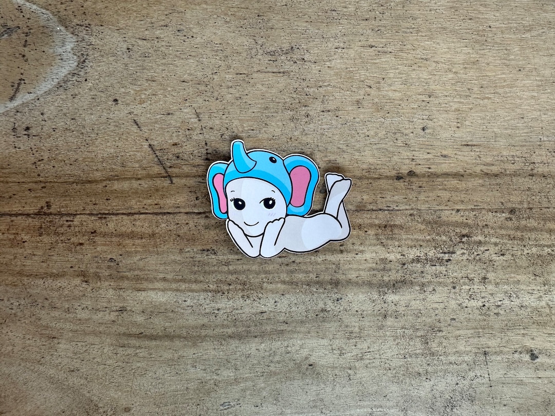 Sonny Angel Elephant Vinyl Sticker - Etsy