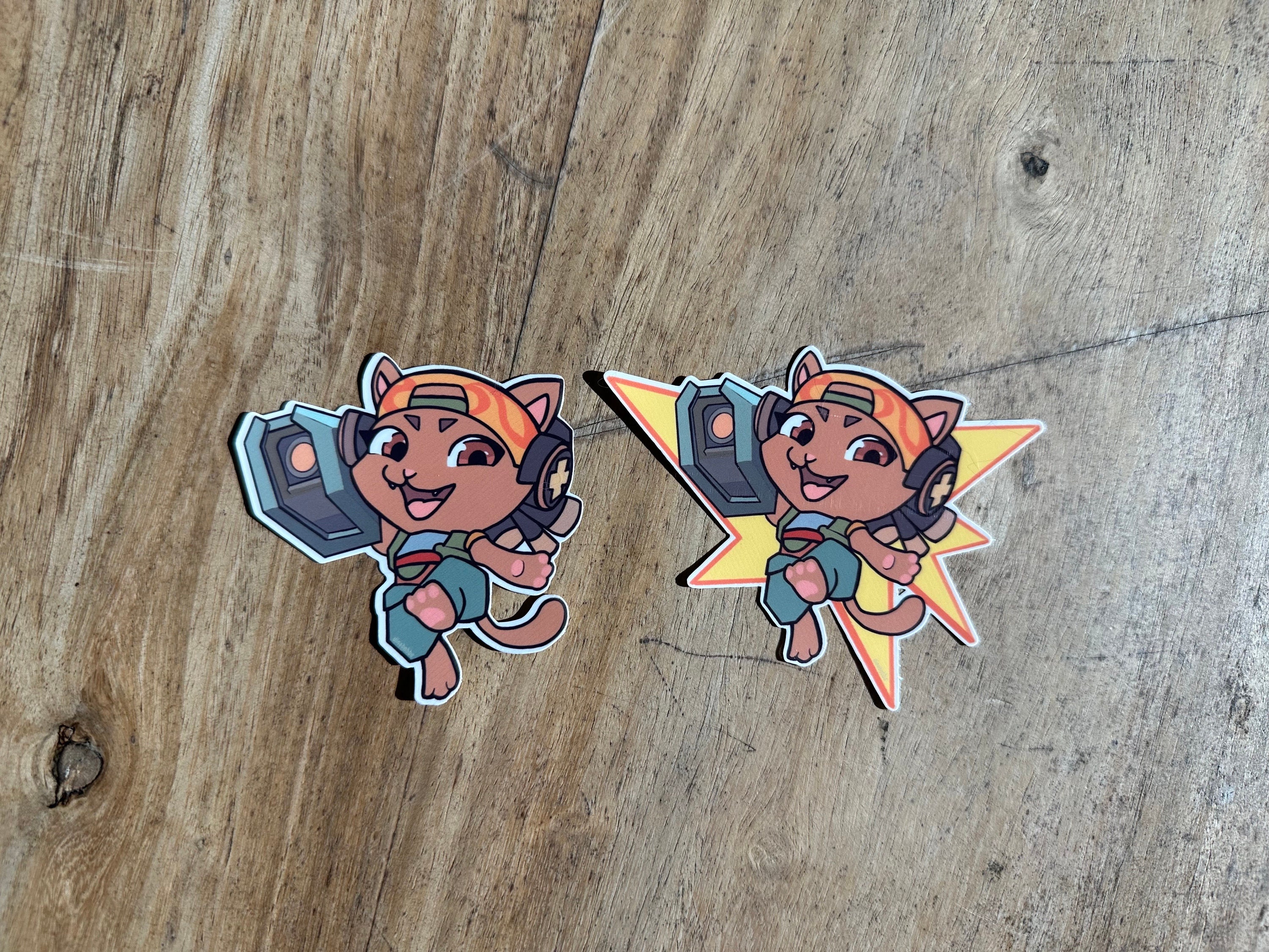 VALORANT Raze Cat Spray Waterproof Holographic Vinyl Sticker - Etsy