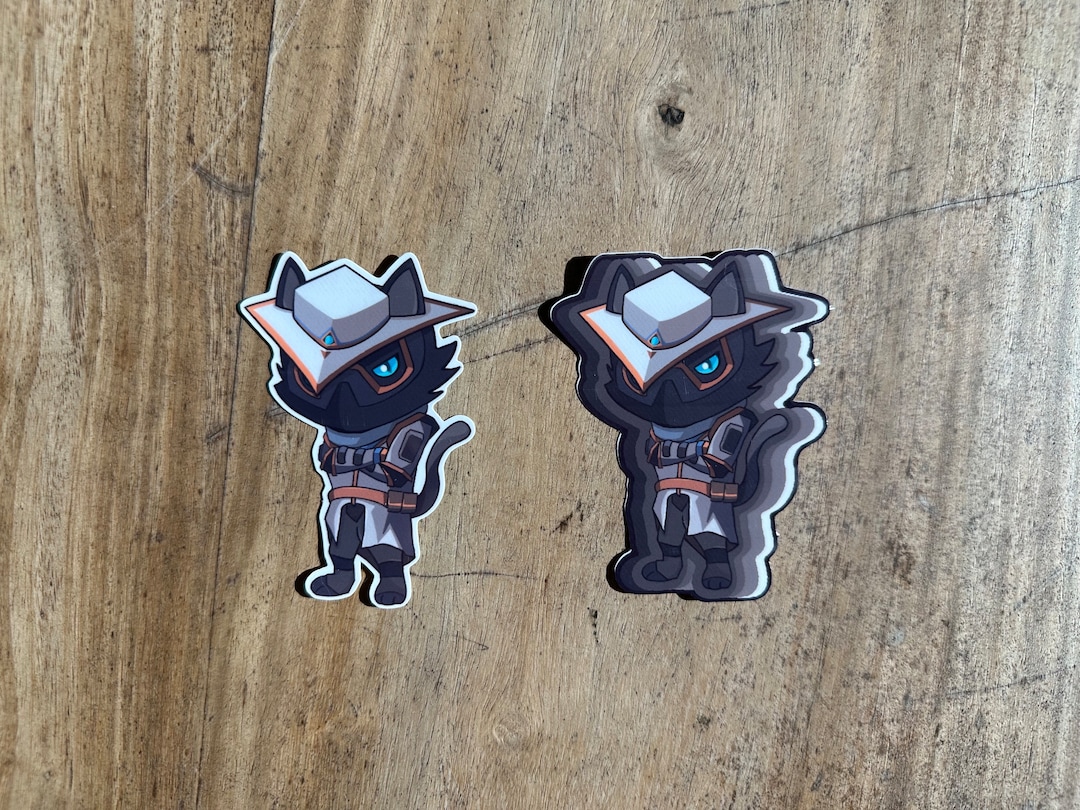 VALORANT Cypher Cat Spray Waterproof Holographic Vinyl Sticker - Etsy