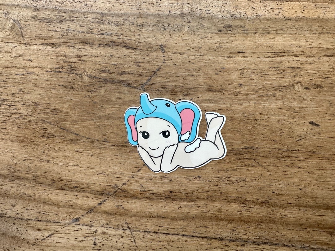 Sonny Angel Elephant Waterproof Holographic Vinyl Sticker - Etsy
