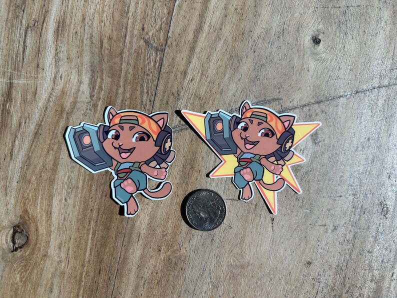 VALORANT Raze Cat Spray Waterproof Holographic Vinyl Sticker - Etsy