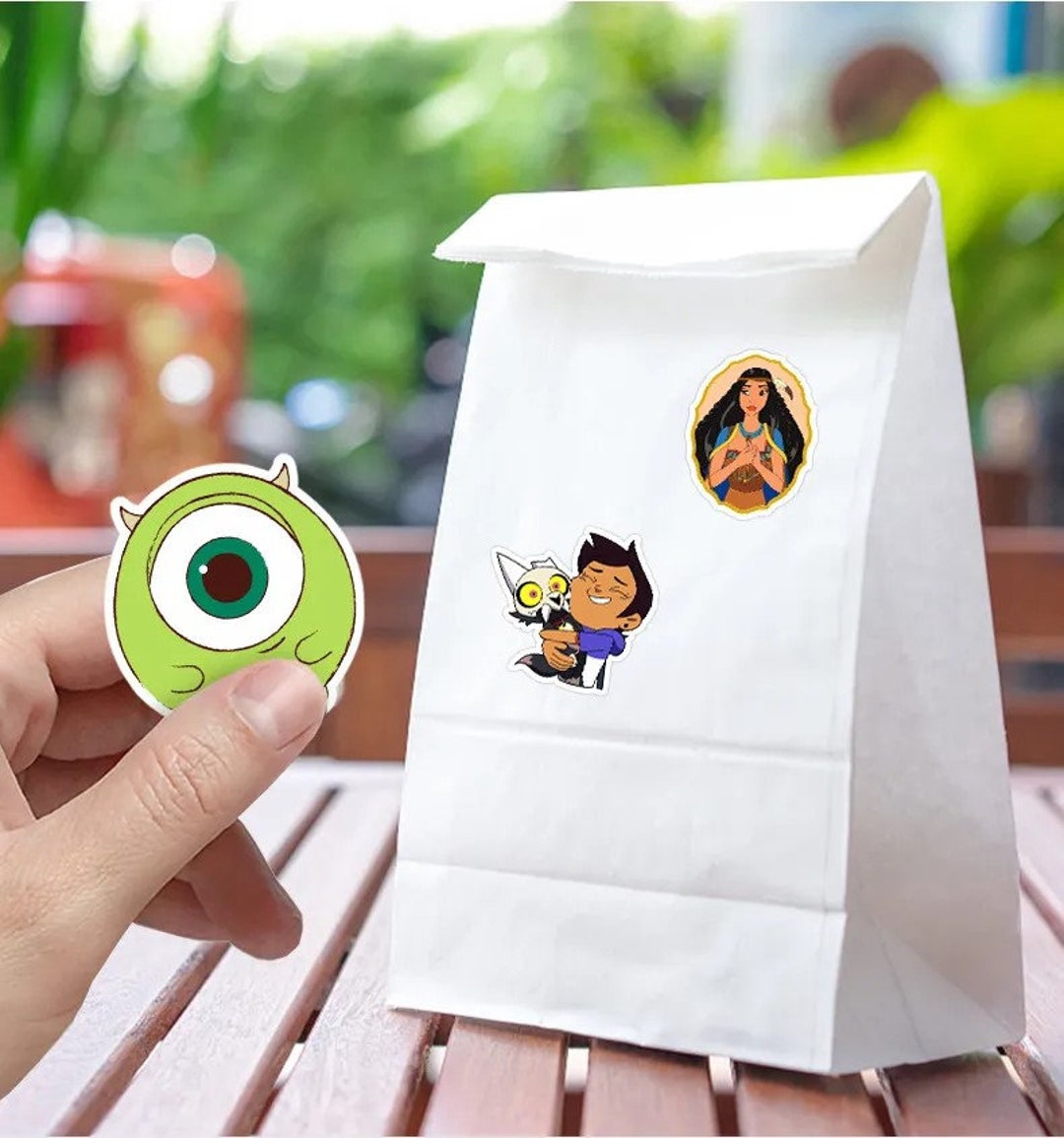 Disney Mixed Cartoon Stickers, Stitch Micky Princess Stickers, Graffiti ...