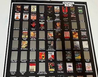 Stephen King Books Scratch off Poster - Etsy