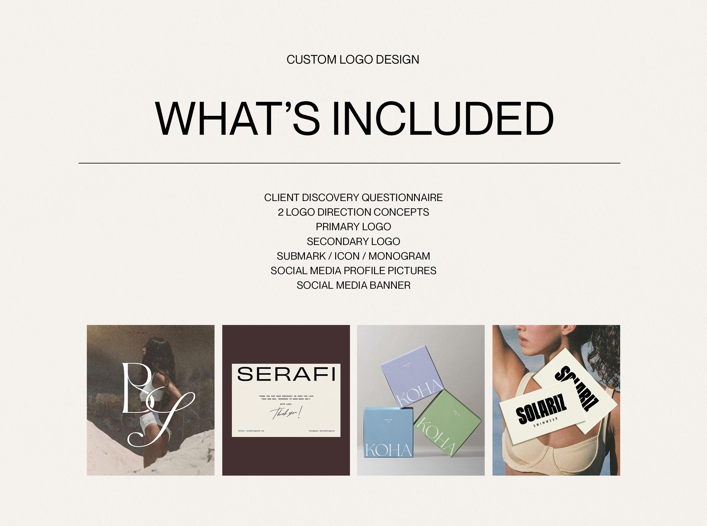 Custom Logo Design, Custom Branding Kit: Logo Design Custom for ...