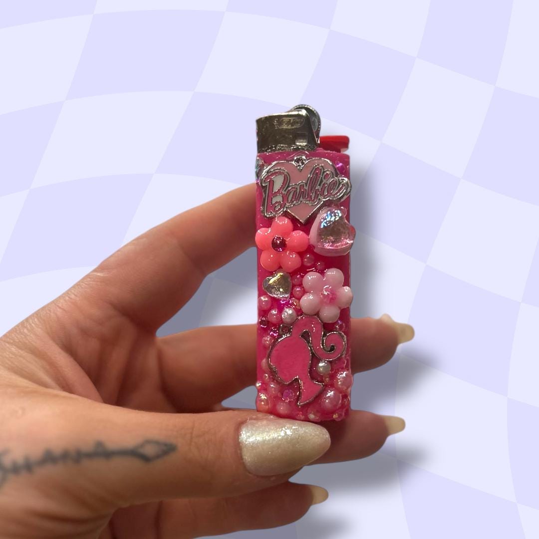 PINK Barbie Girl Bic Junk Lighter - Etsy