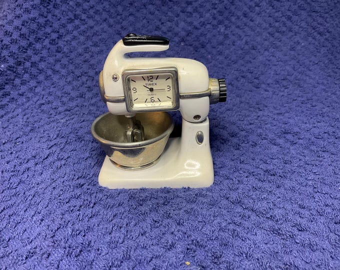 Vintage Timex Collectibles Stand Mixer With Quartz Movement Clock ...