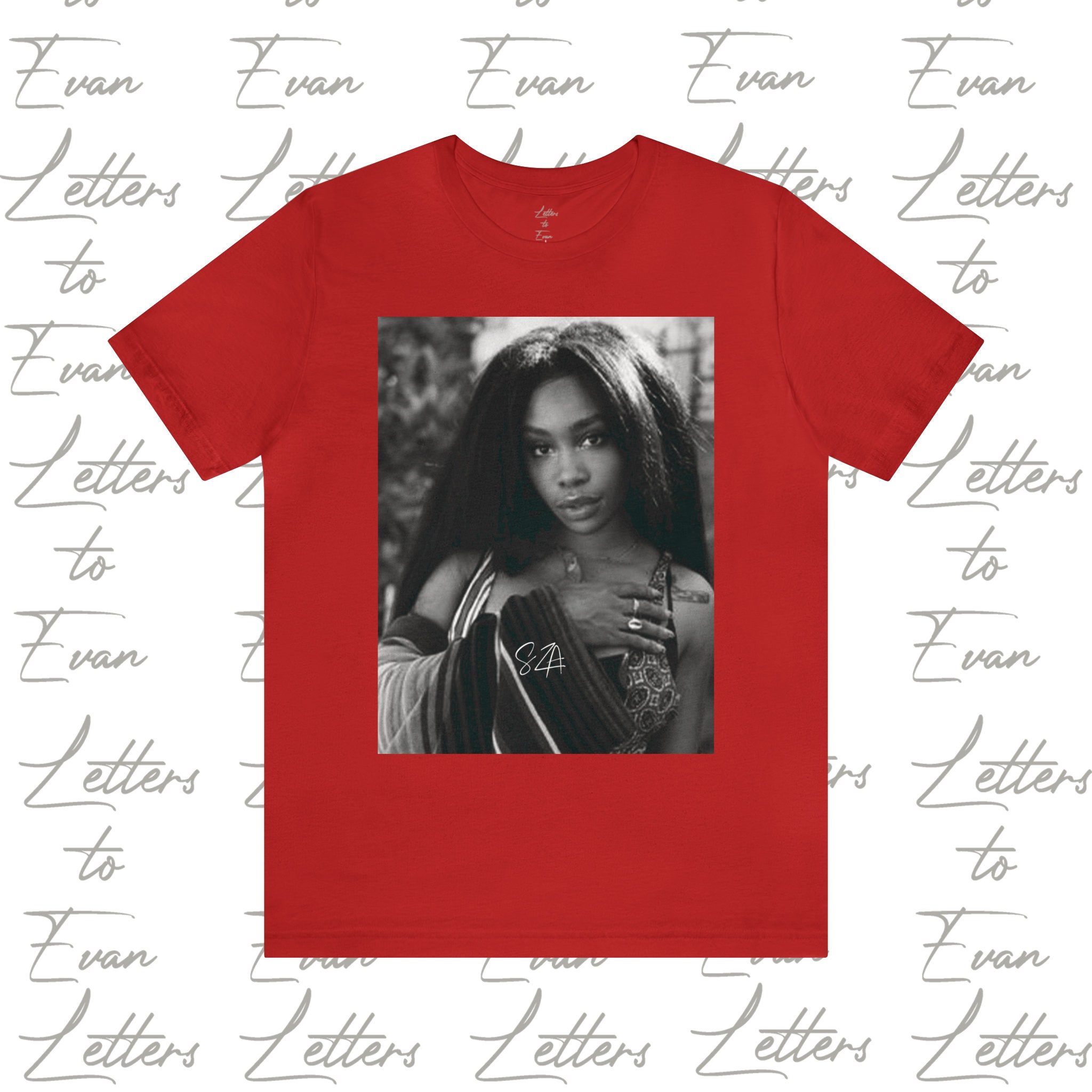 SZA Natural With Signature Tee Shirt - Etsy