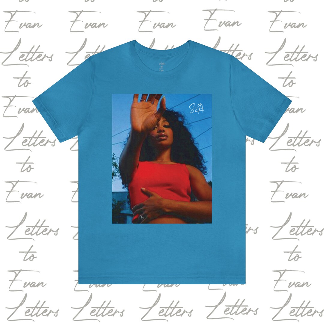 SZA Holding Her Hand up With Signature Tee Shirt - Etsy