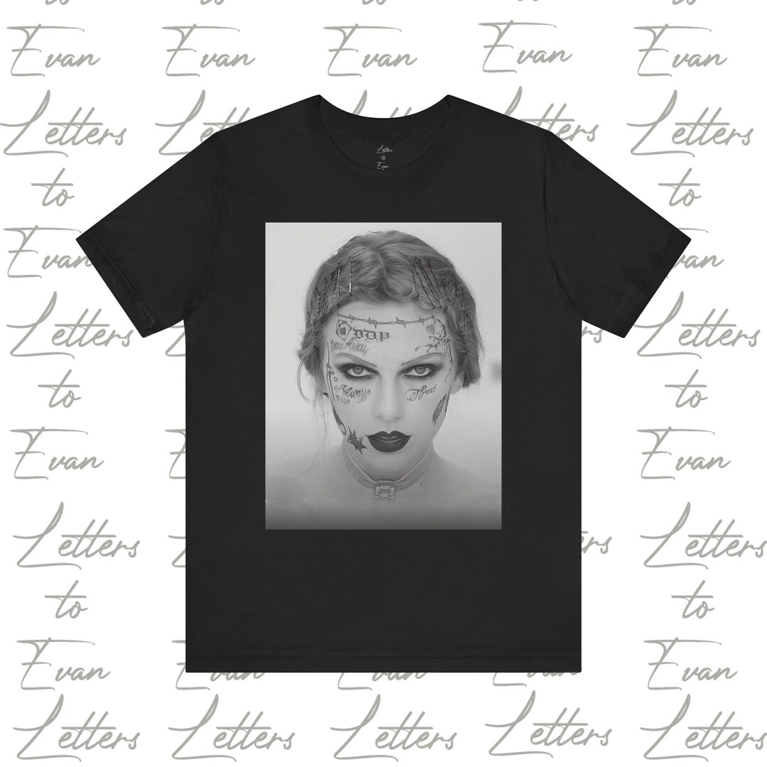 Taylor Swift in TTPD With Post Malone Tattoos Tee Shirt - Etsy