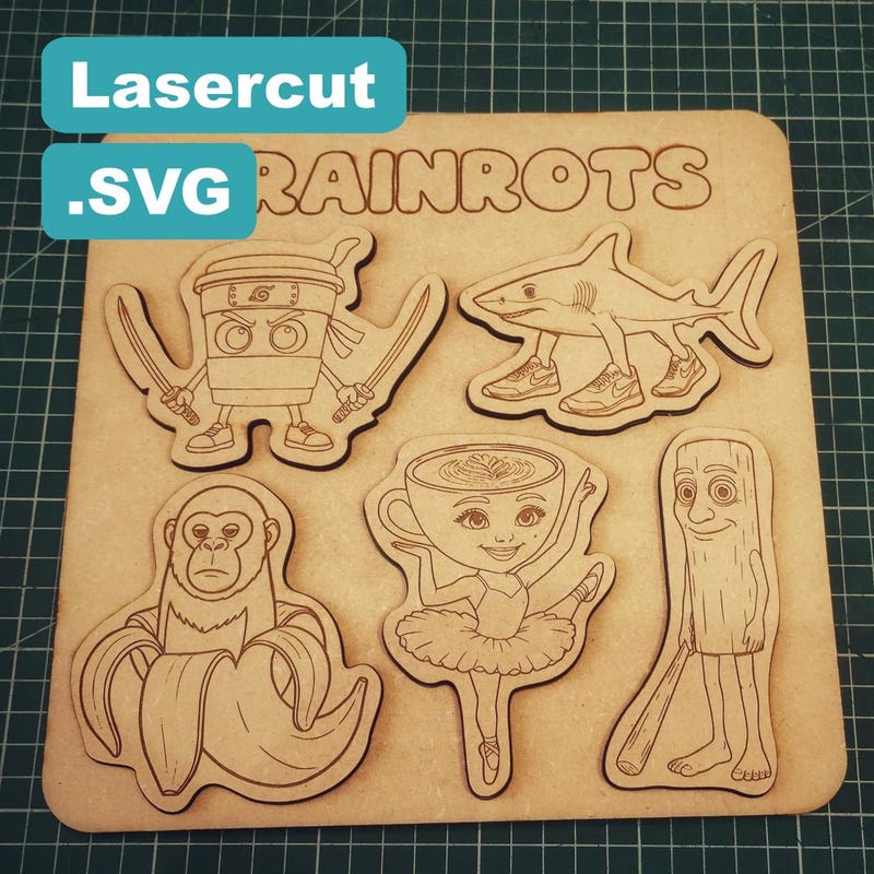 Papercraft de brainrot - Etsy España