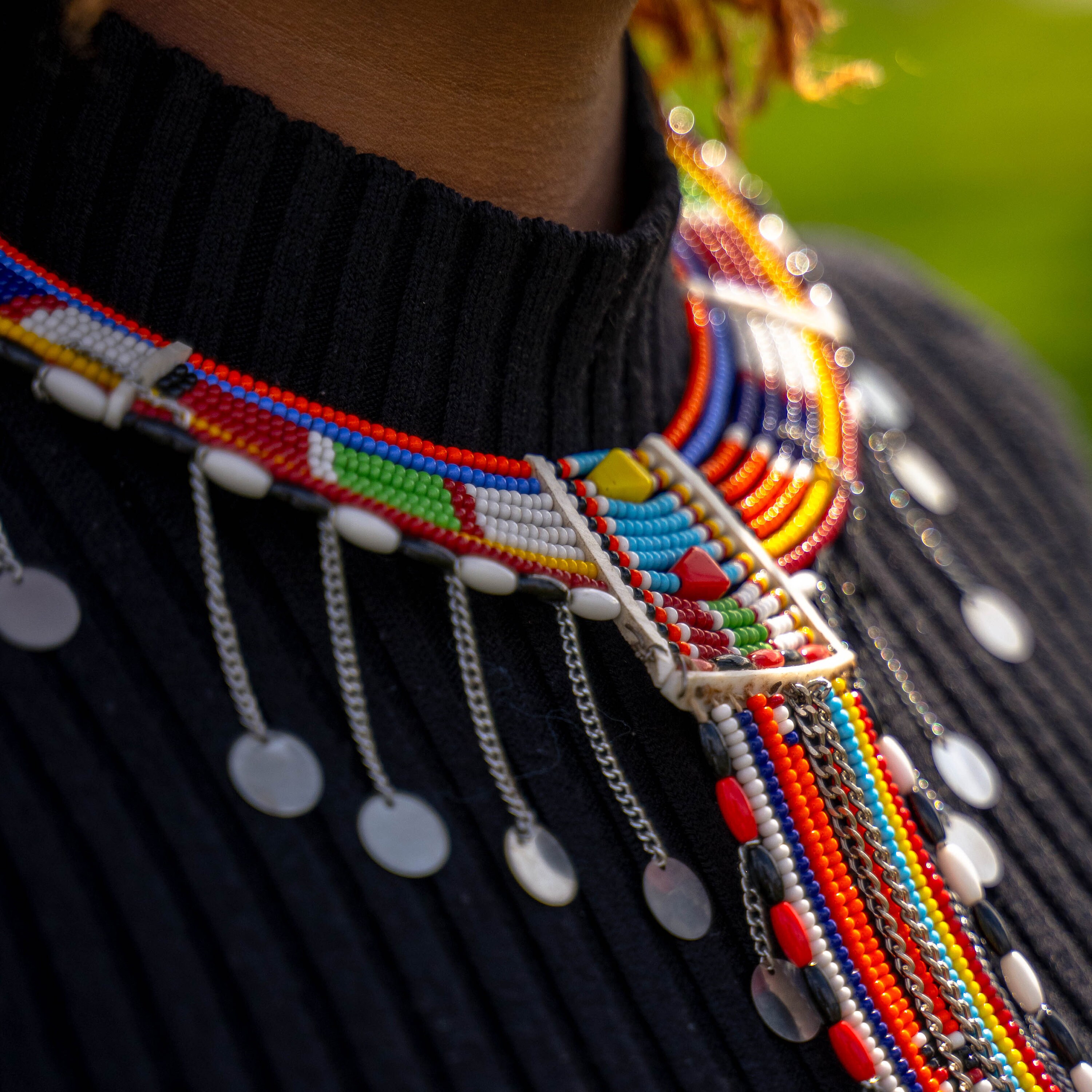 Beaded Necklace, African Jewelry, Statement Necklace, Handmade Jewelry ...