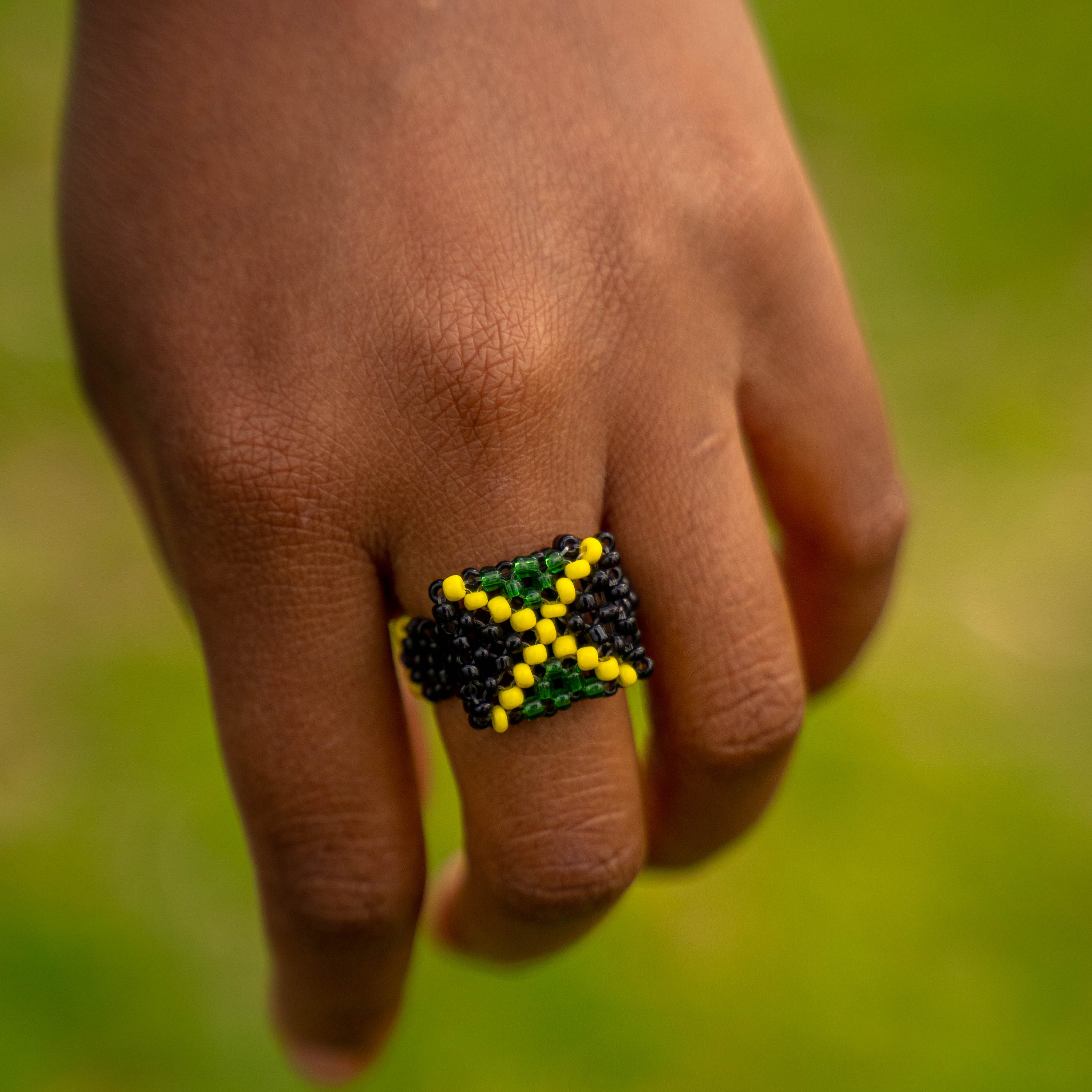 Beaded Rings, Flag Colors For: Kenya - Etsy