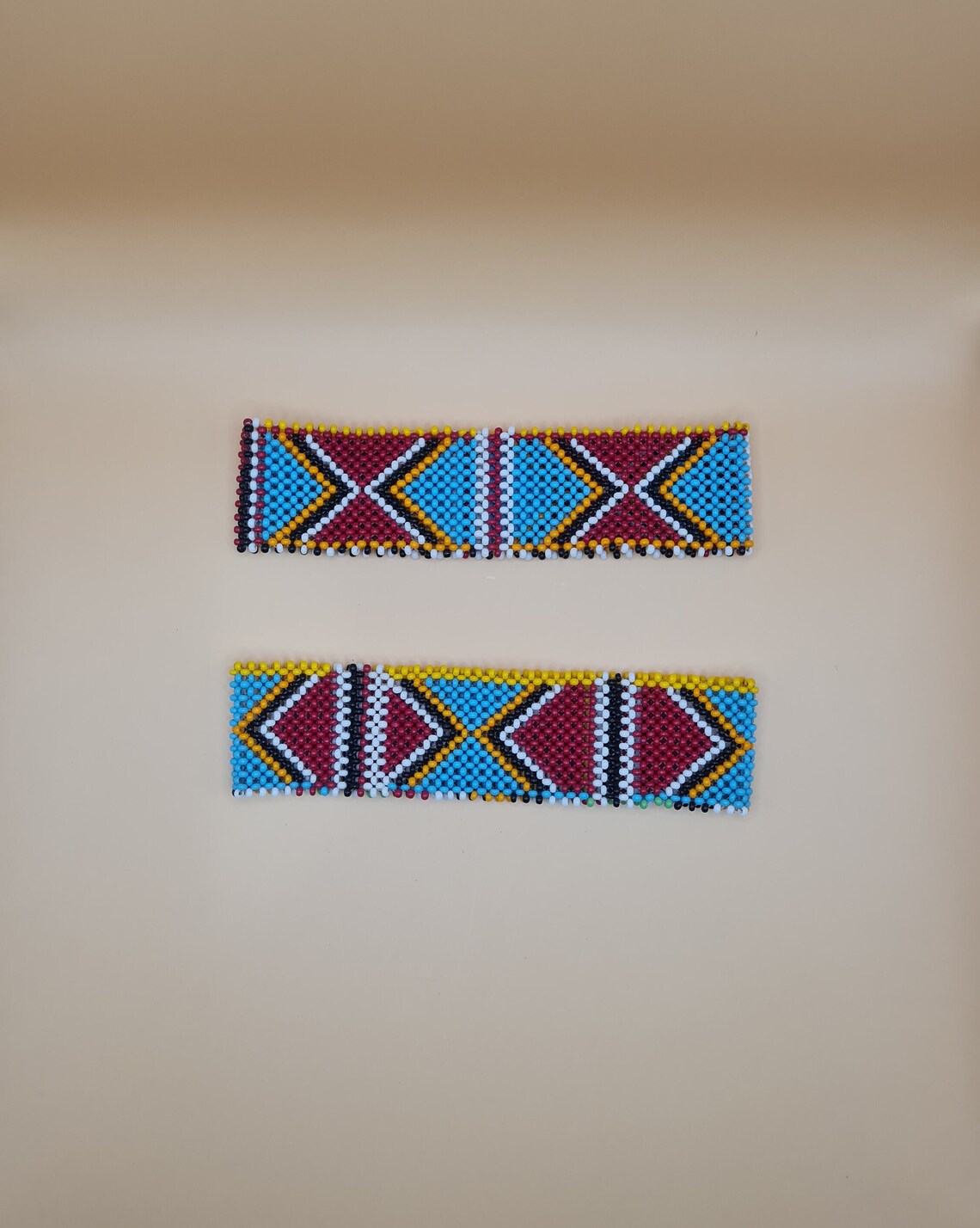 Handmade Beaded Arm Cuff: African Statement Jewelry - Etsy