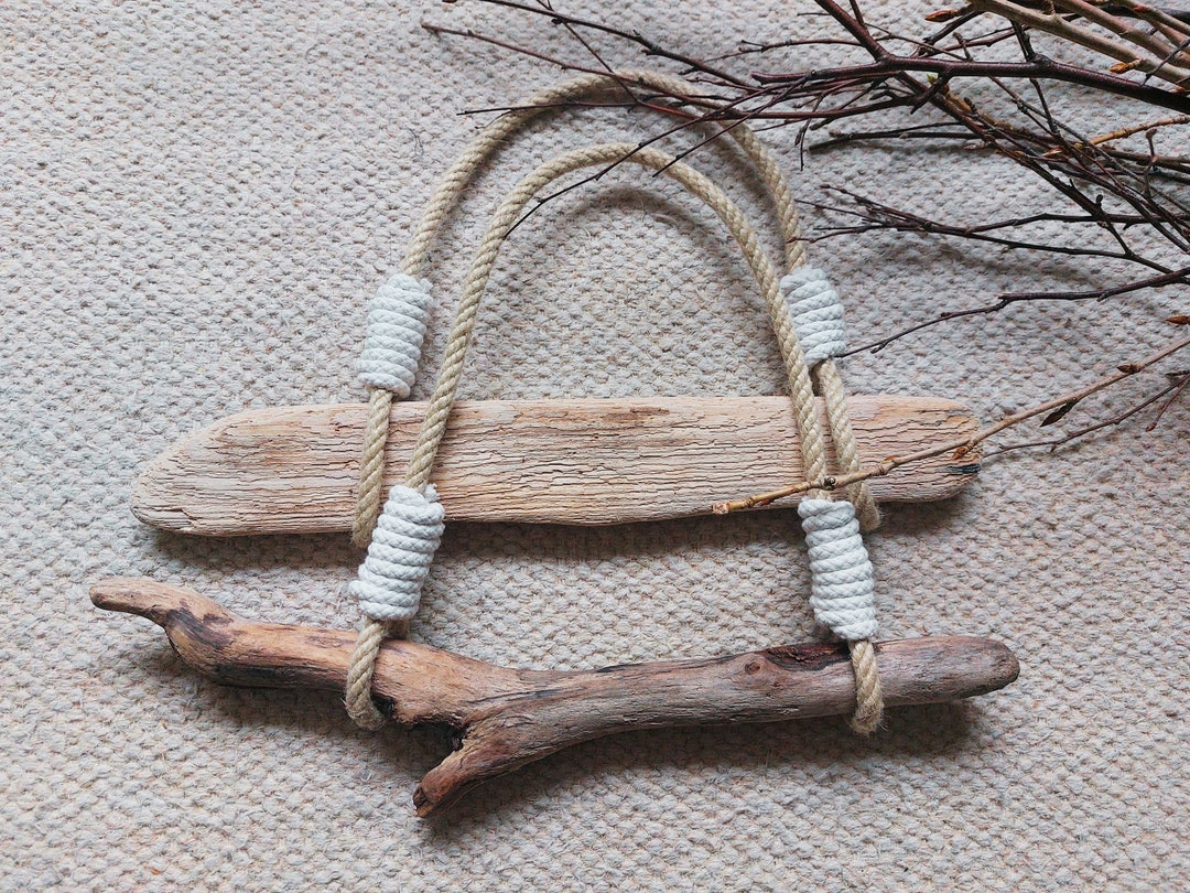 Driftwood Wall Hanger Rustic Home Decor Driftwood House Decor Coastal ...