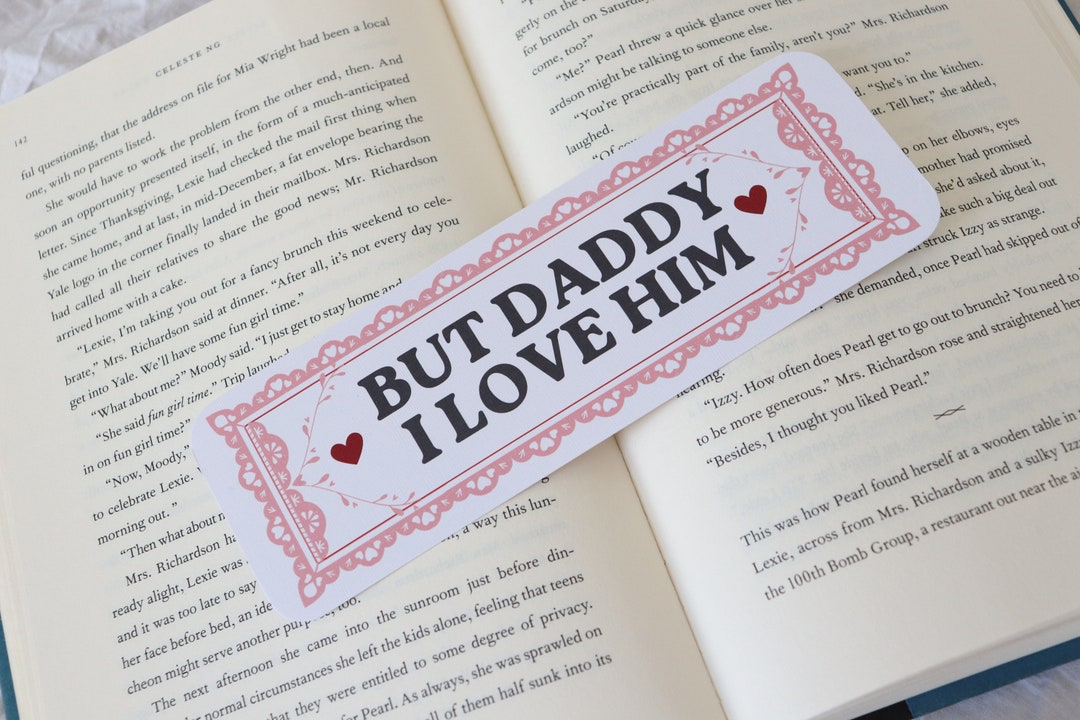 TS Inspired TTPD Daddy I Love Him Coquette Bookmark - Etsy