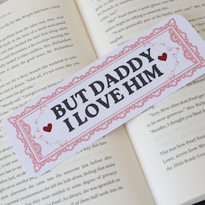 TS Inspired TTPD Daddy I Love Him Coquette Bookmark - Etsy