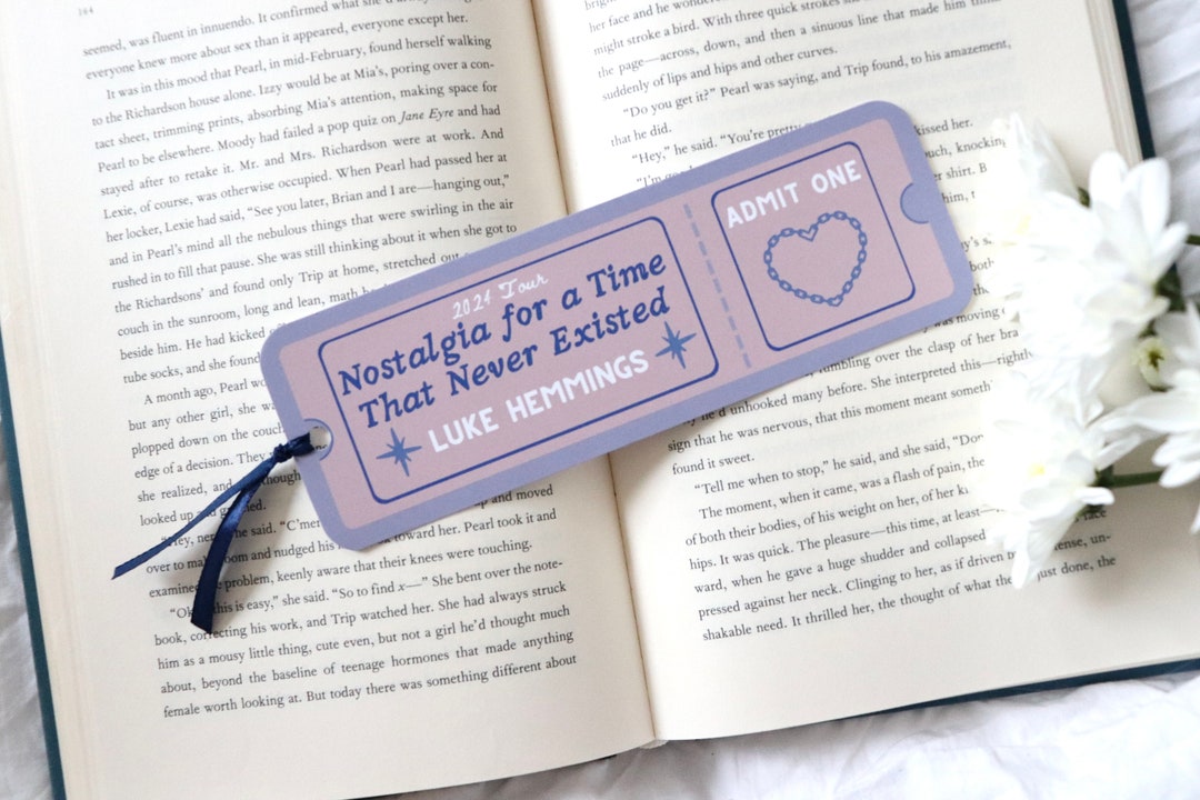 Nostalgia Tour LH Inspired Ticket Bookmark 5SOS - Etsy