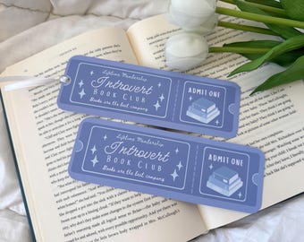 Introverts Have Glitter on the Inside Bookmark, Introvert Bookmark ...
