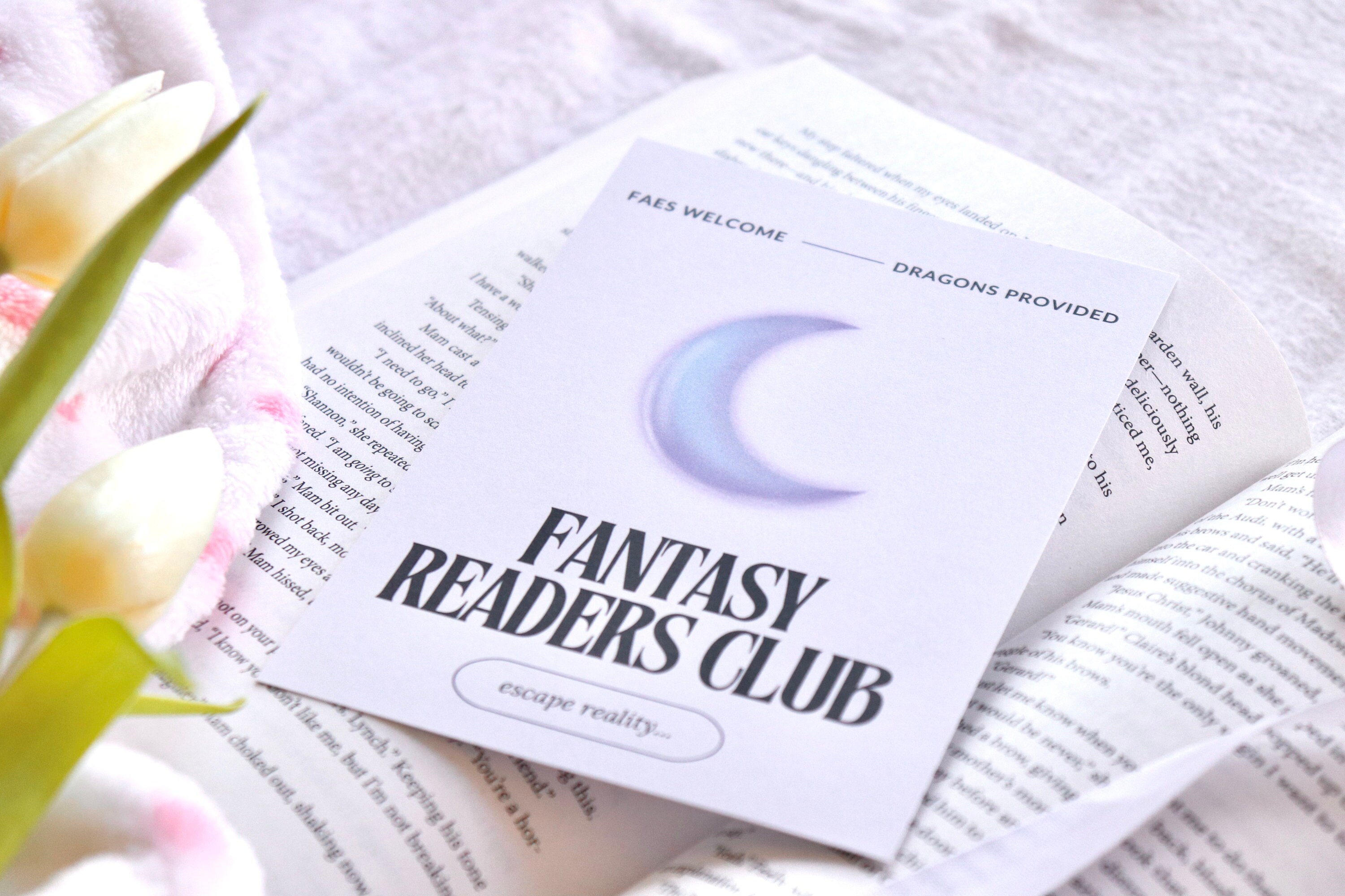 Readers Club Aesthetic Postkartendrucke Romance, Fantasy, Spicy, and ...