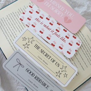 Gracie Inspired Fanmade Bookmarks Coquette Good Riddance the Secret of ...