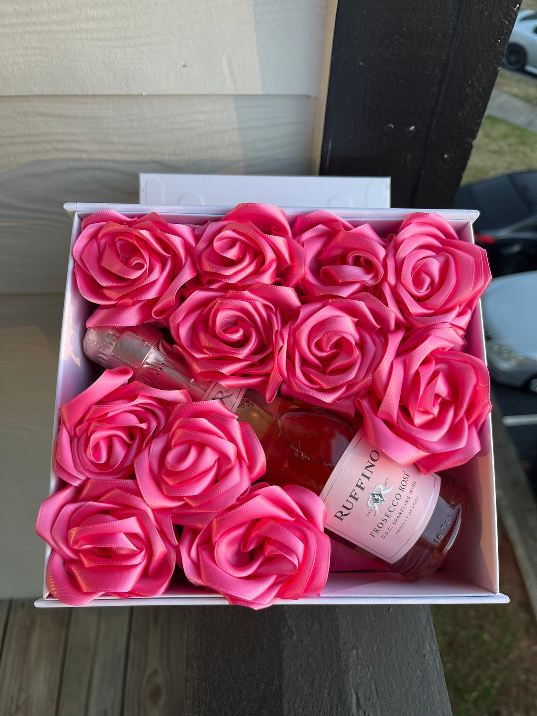 Eternal Rose Box W/ Bottle - Etsy