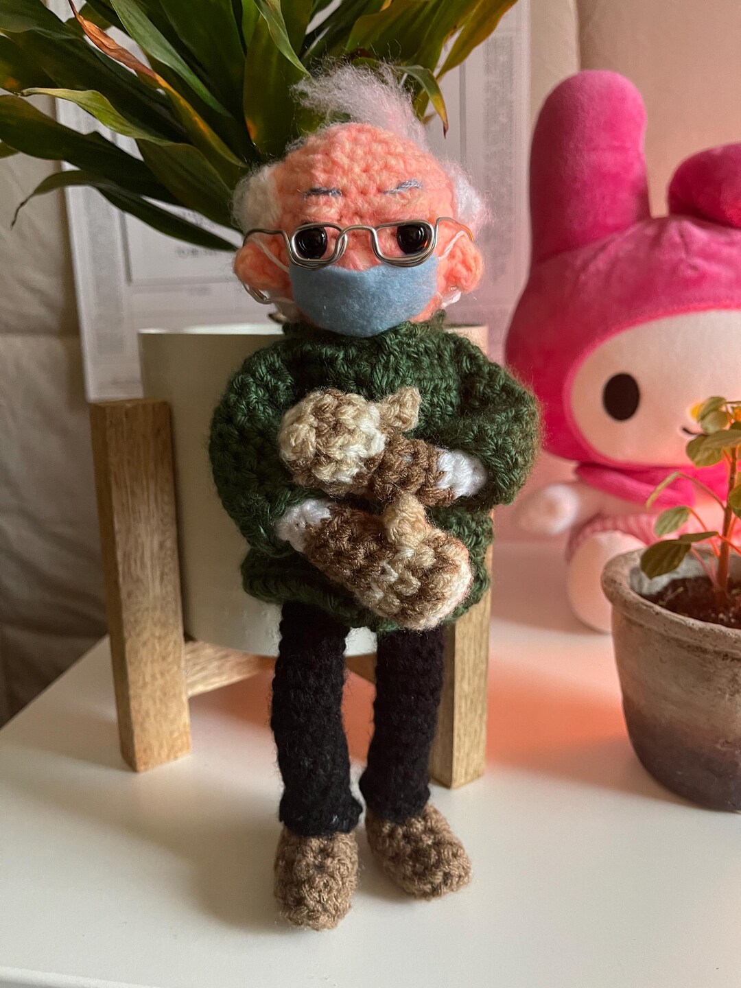 Bernie Sanders Crochet Amigurumi - Etsy