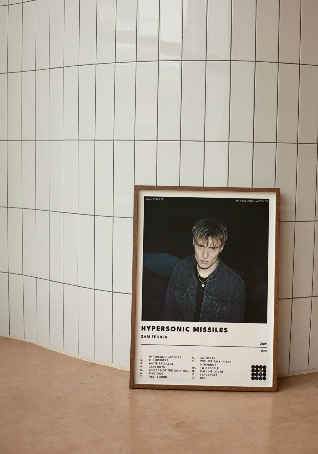 Sam Fender Hypersonic Missiles Album Poster Wall Art Album Art ...