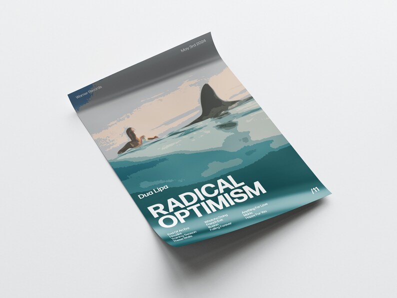 Dua Lipa Radical Optimism Album Poster Wall Decor Room Art - Etsy UK