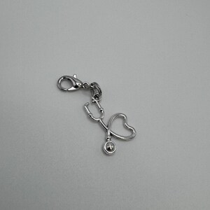 Stethoscope Charm Accessory for Badge Reel Charm Badge Buddy Gift for ...