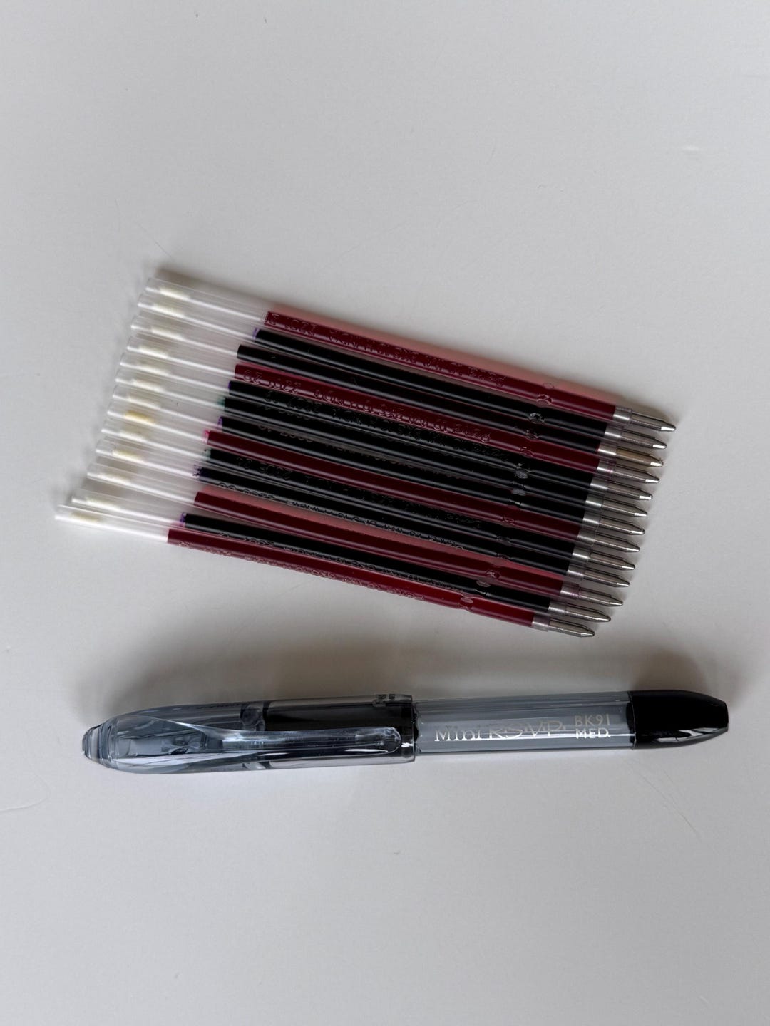 Mini Ballpoint Pen Refills 0.7mm Retractable Pen Refills Colorful Ink ...