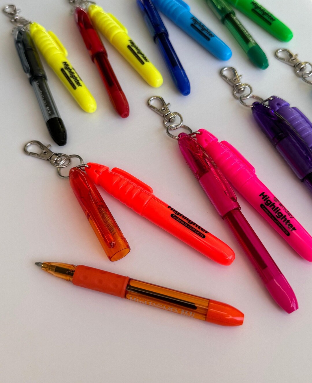 Ball Point Pen and Highlighter Pens for Nurse Badge Reel Accessory Er ...