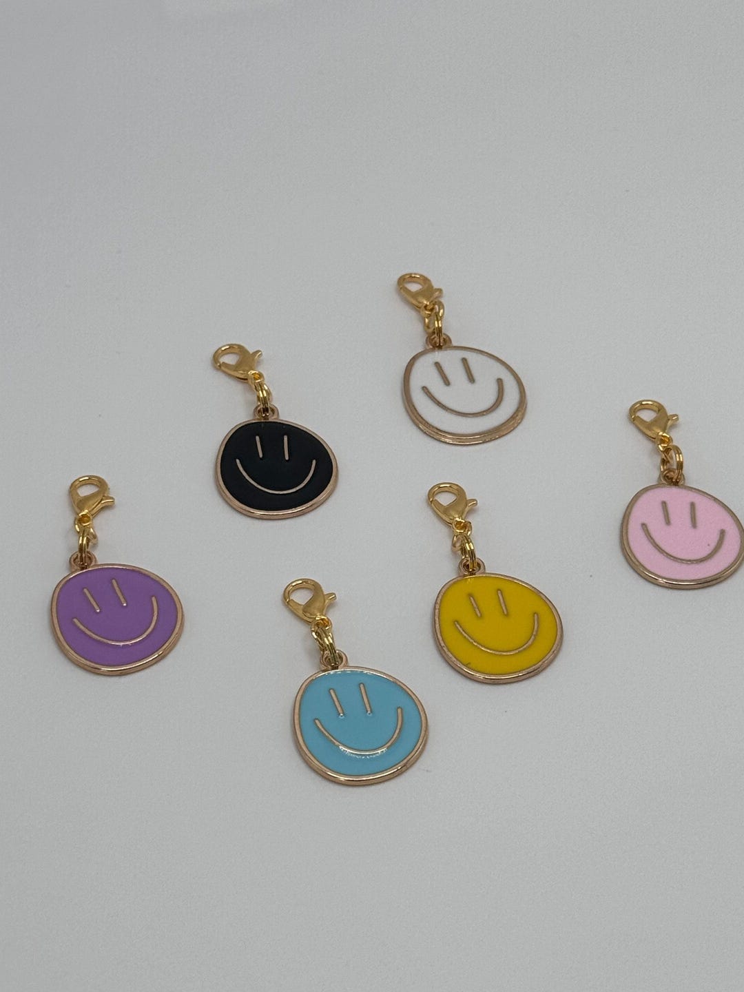 Smiley Face Charm for Badge Reel Colorful Badge Buddy Charm Teacher ...