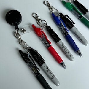 Gel Pen and Permanent Marker Pens for Nurse Badge Reel Accessory Nicu ...