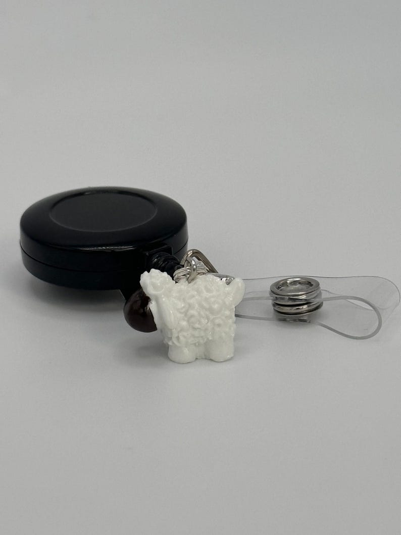 Animal Charm for Badge Reel Stitch Markers Cute Badge Buddy Accessory ...