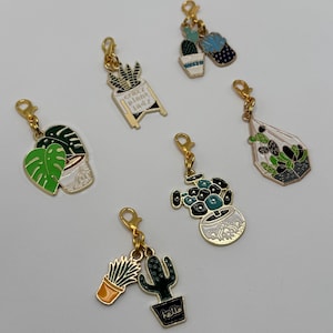 Badge Reel Charm for Plant Lover Monstera Badge Buddy Plant Clip on ...