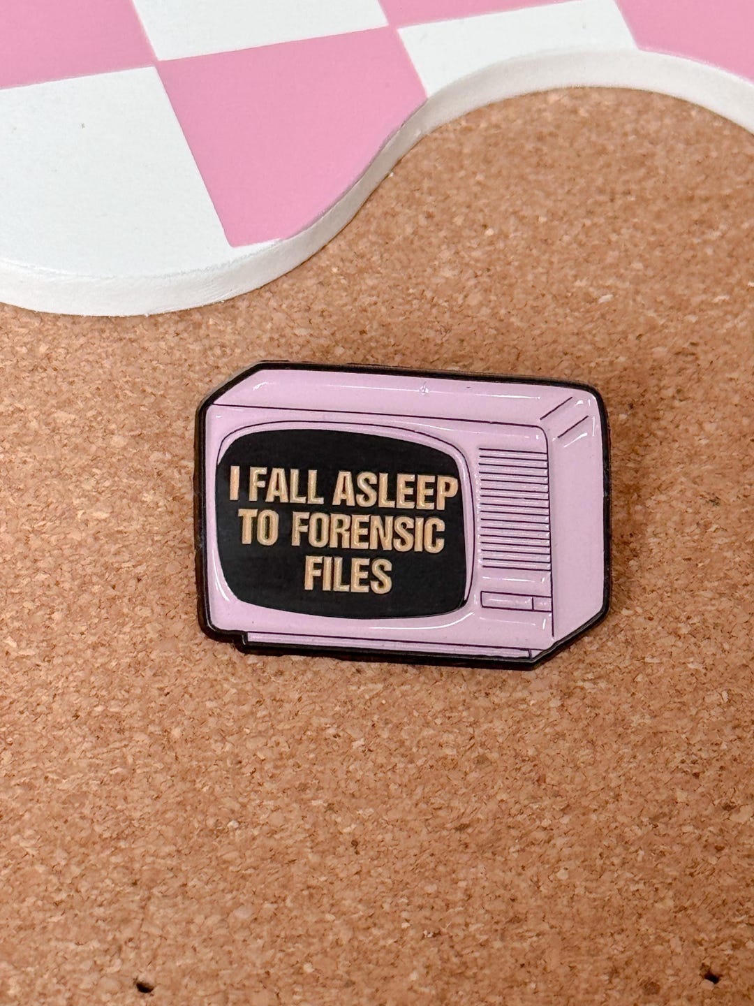 True Crime Lover Cute Enamel Pin Snarky Badge Reel Accessory Funny ...