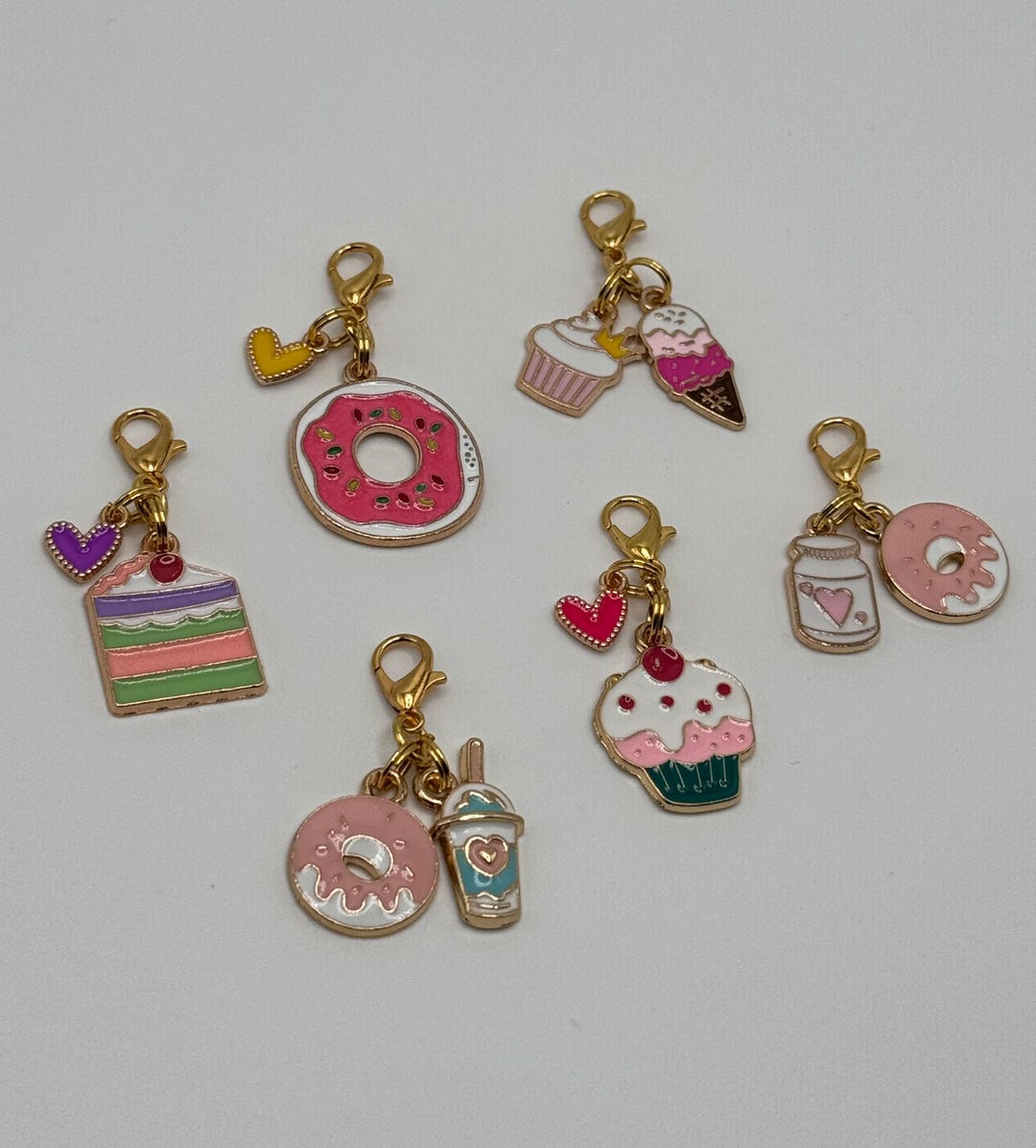 Badge Buddy Accessory Charm for Badge Reel Food Lover Charm Keychain ...